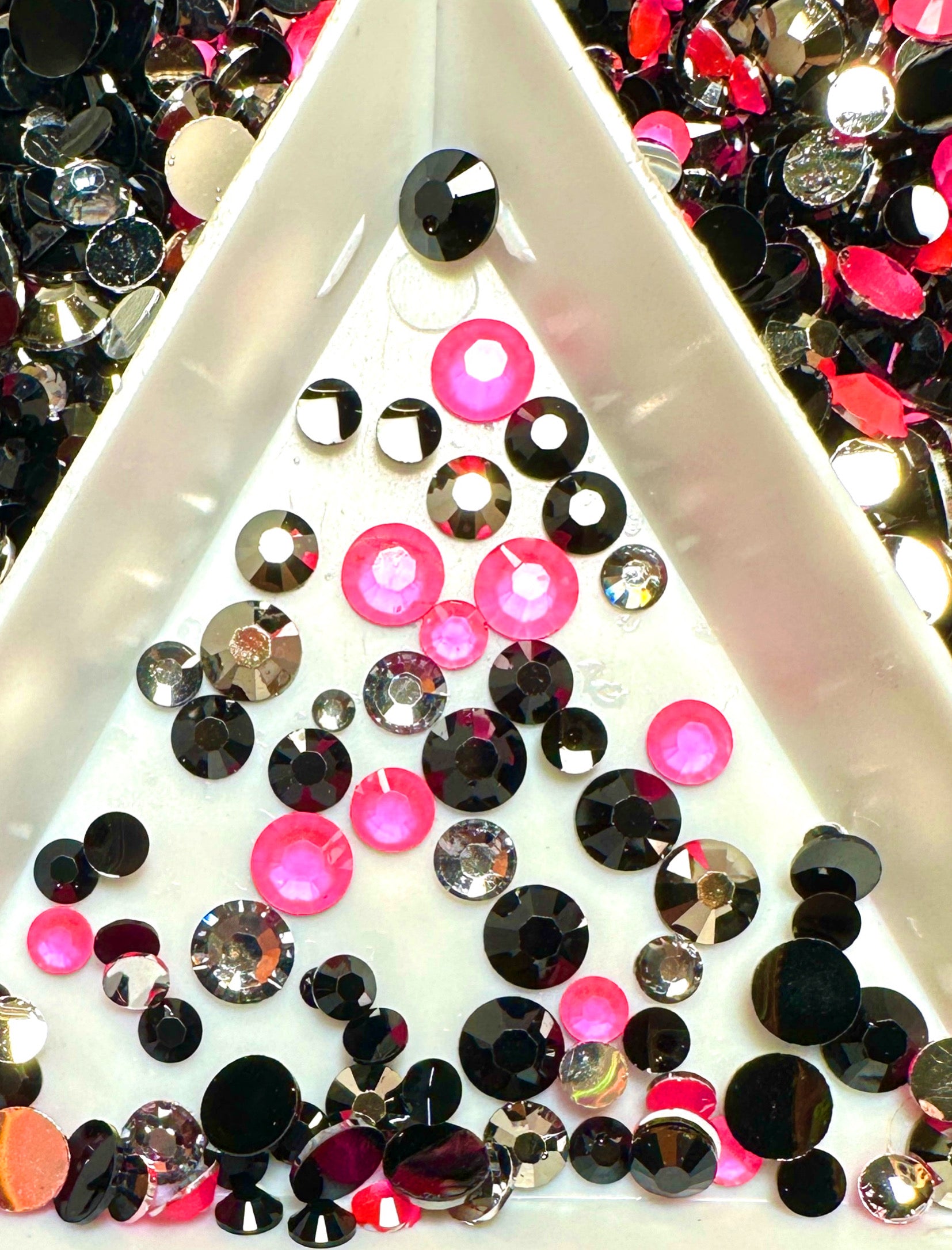 Pink Eclipse (3mm Mix) – The Rhinestone Lab