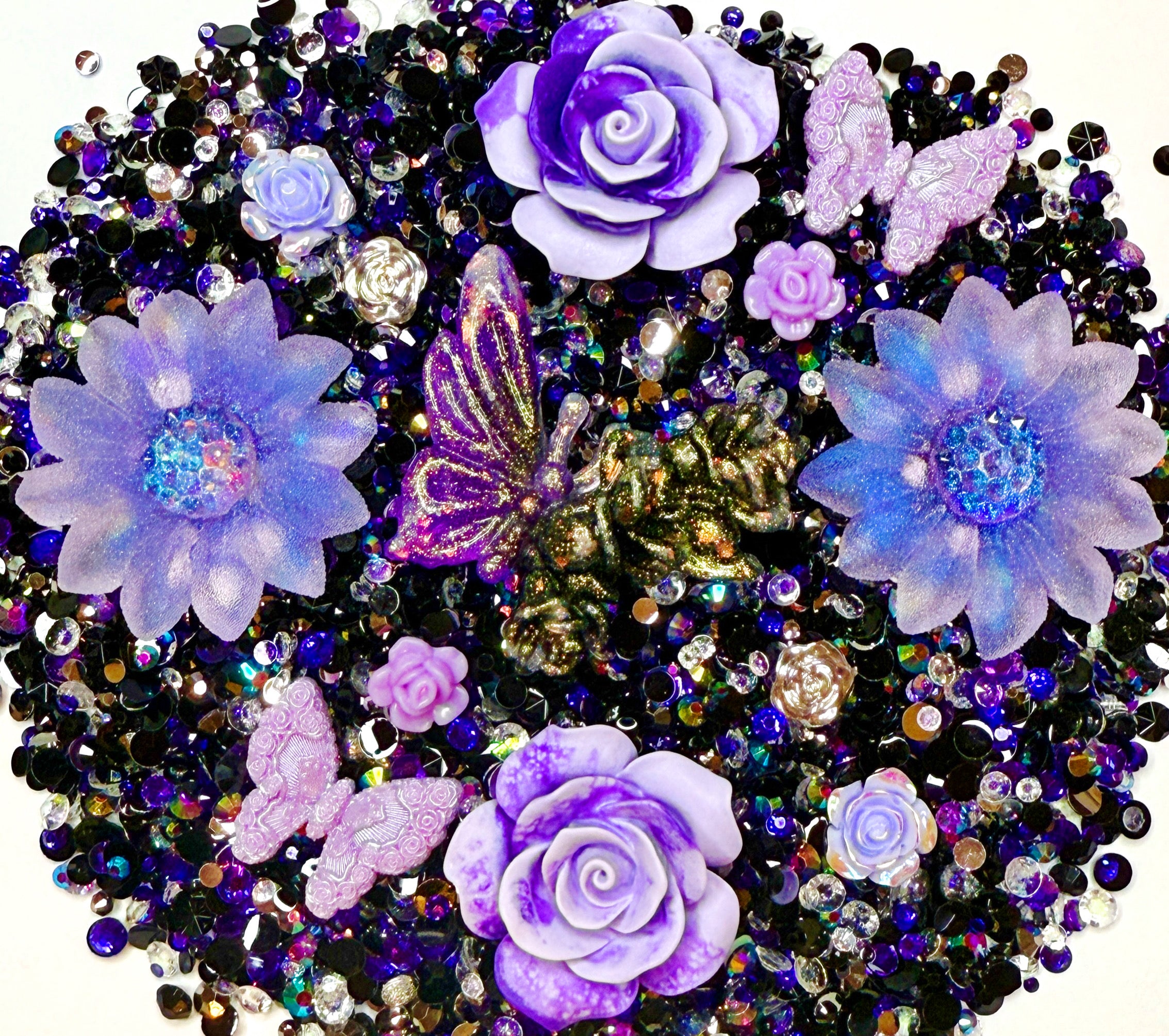 Midnight Bloom (Light) – The Rhinestone Lab